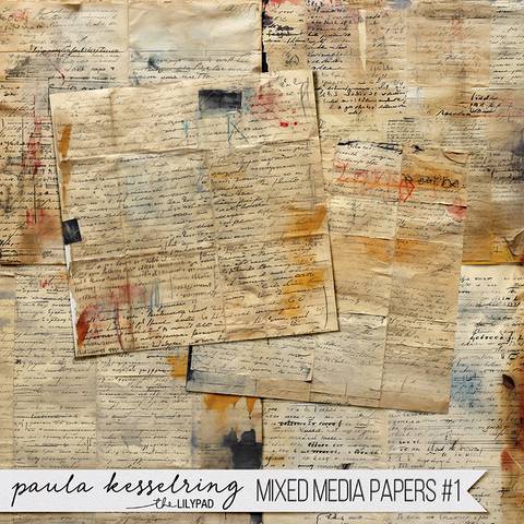 Mixed Media Papers #1 - The Lilypad