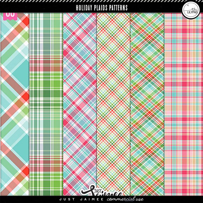 Holiday Plaids Patterns | CU - The Lilypad