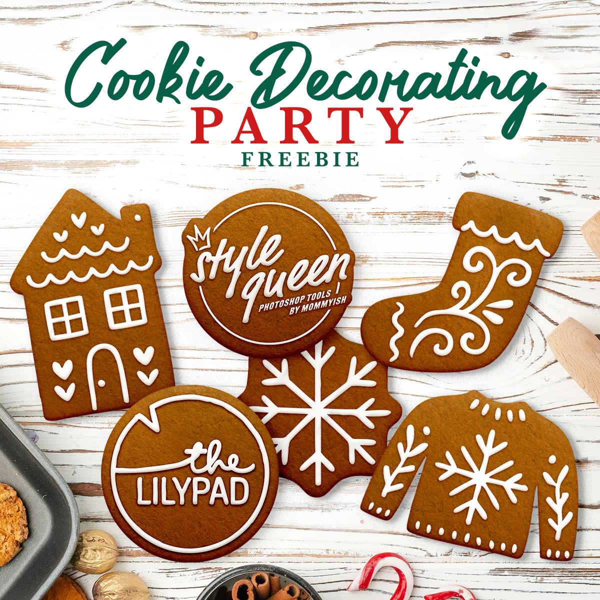 Style Queen Cookie Decorating Party Freebie - The Lilypad