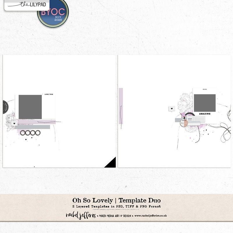 Oh So Lovely | Template Duo - The Lilypad