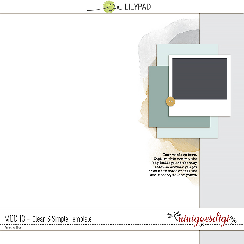 MOC 13 | Simple Template - The Lilypad